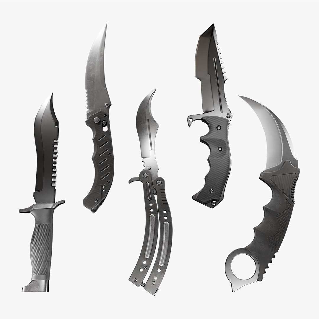 3D model Counter Strike - Global Offensive Knives - TurboSquid 2013612
