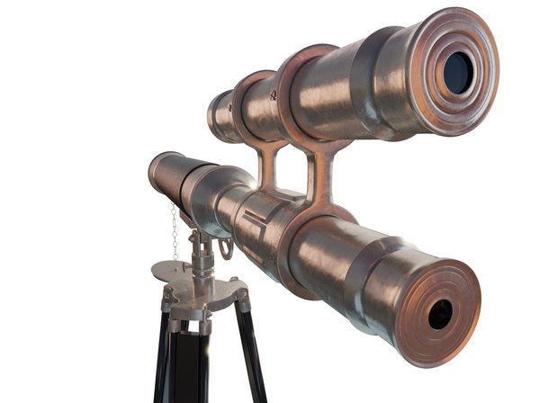 Old telescope 3D model - TurboSquid 1622104