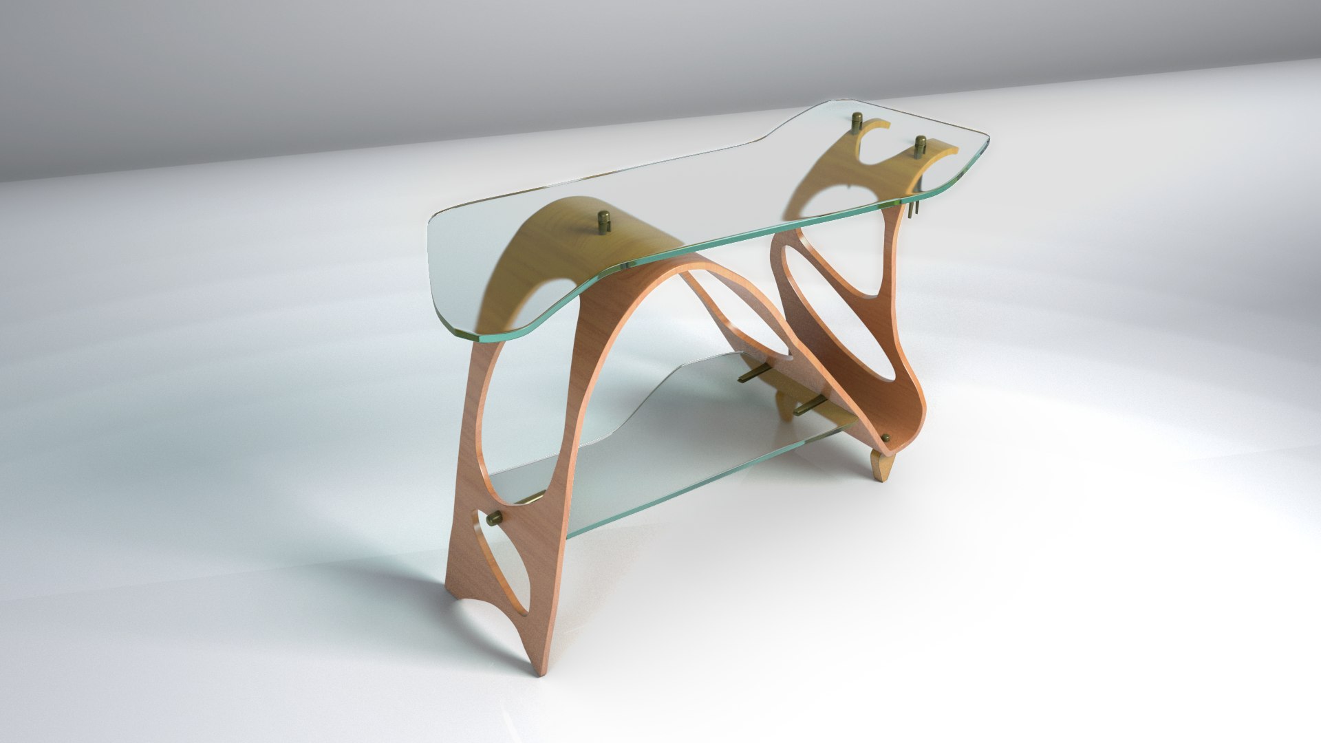 3D Wooden Design Table - TurboSquid 1988426
