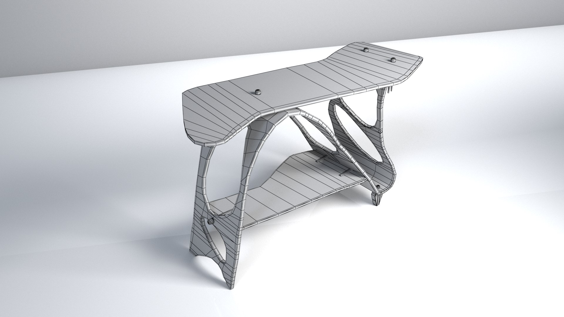 3D Wooden Design Table - TurboSquid 1988426