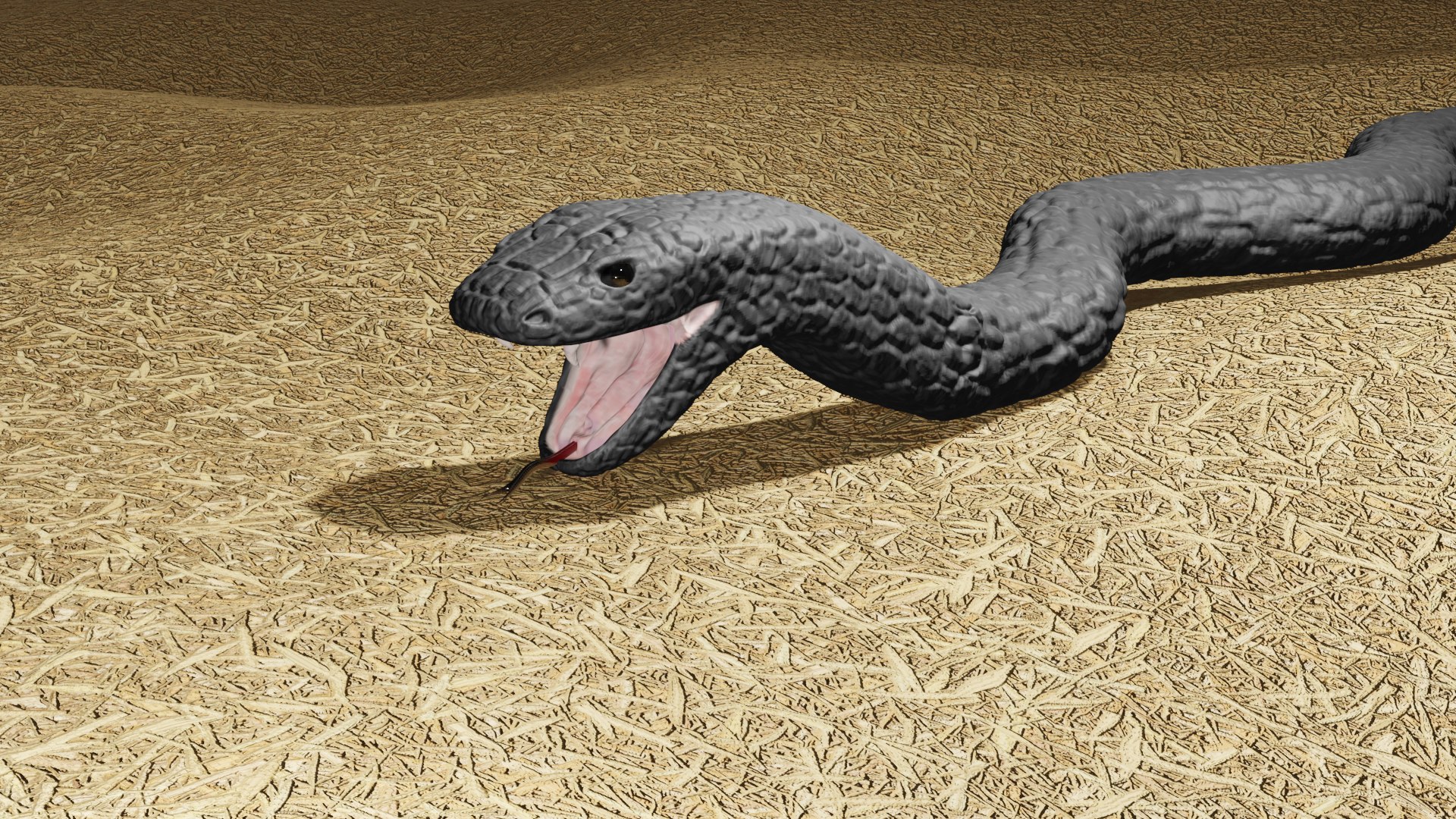 3D Snake - TurboSquid 1745467