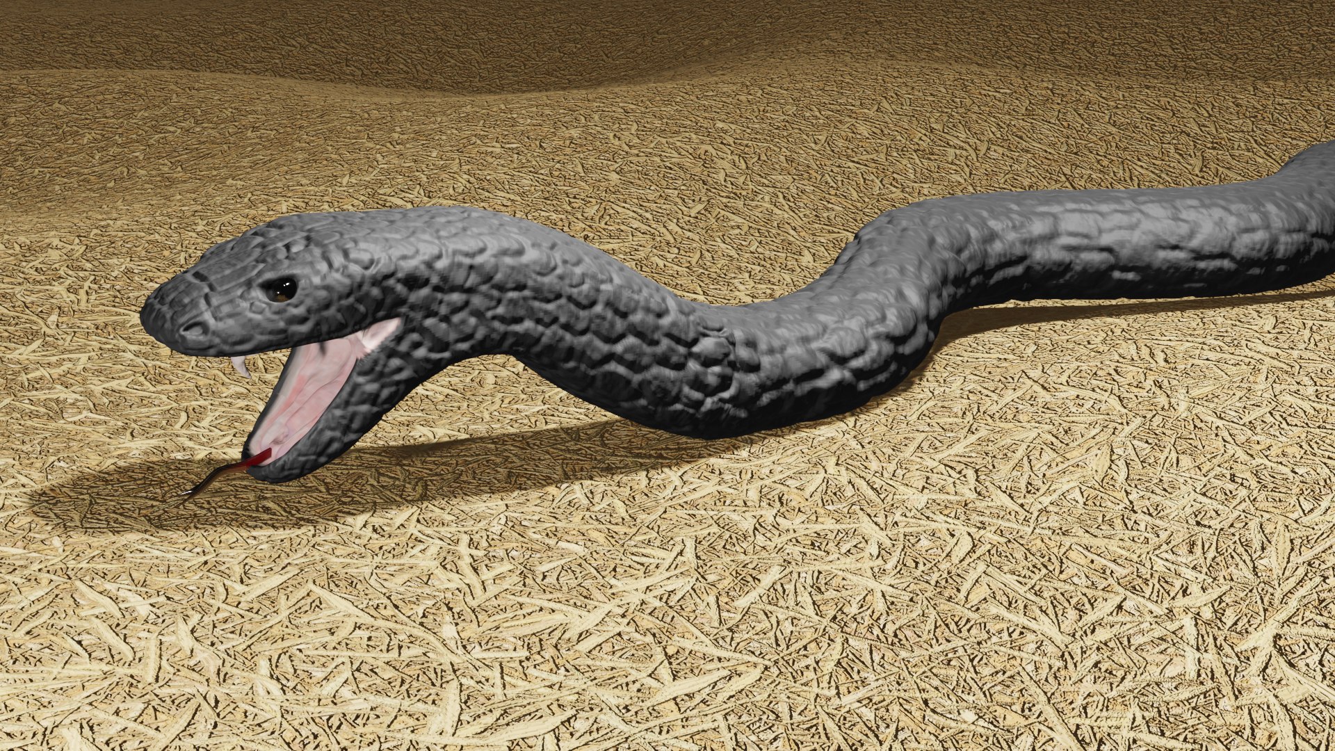 3D Snake - TurboSquid 1745467