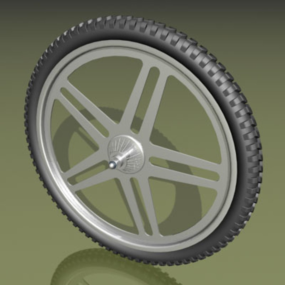 bicycle wheels 3d model