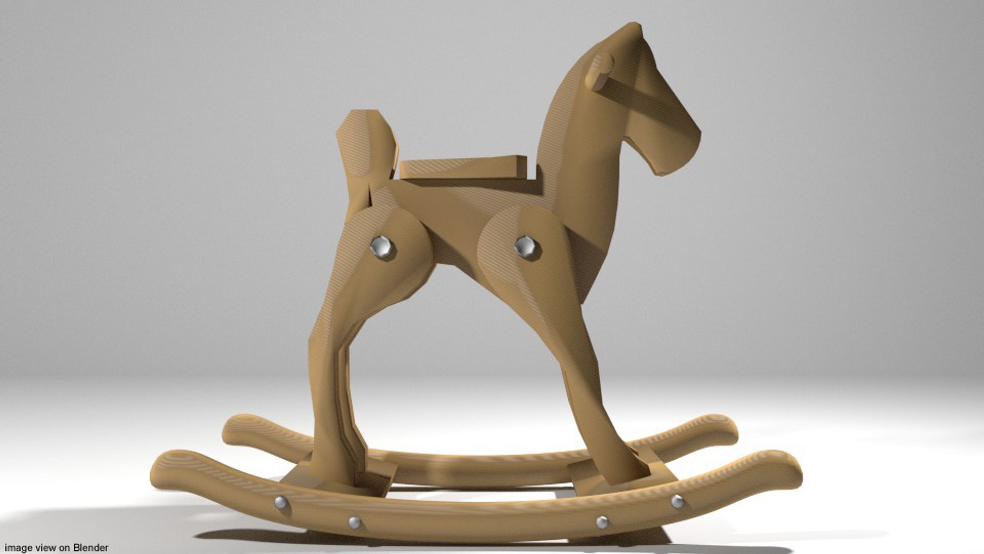 3D Rocking Horse Model - TurboSquid 1274036