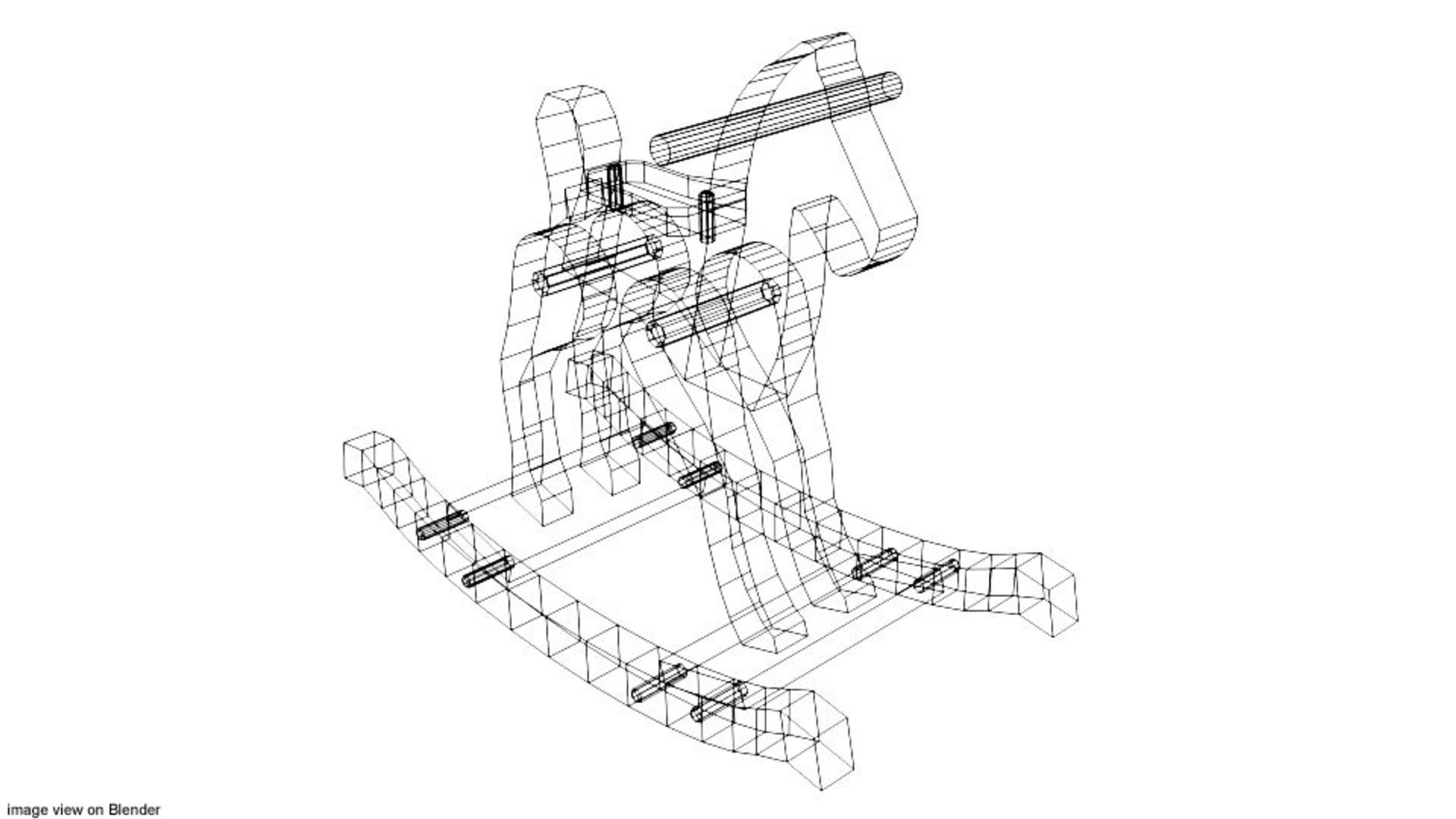 3D Rocking Horse Model - TurboSquid 1274036