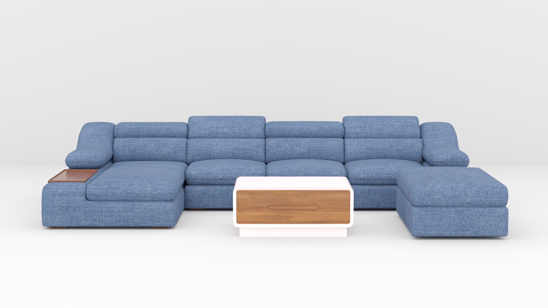 L Shape Fabric Sofa3D模型 - TurboSquid 1962464