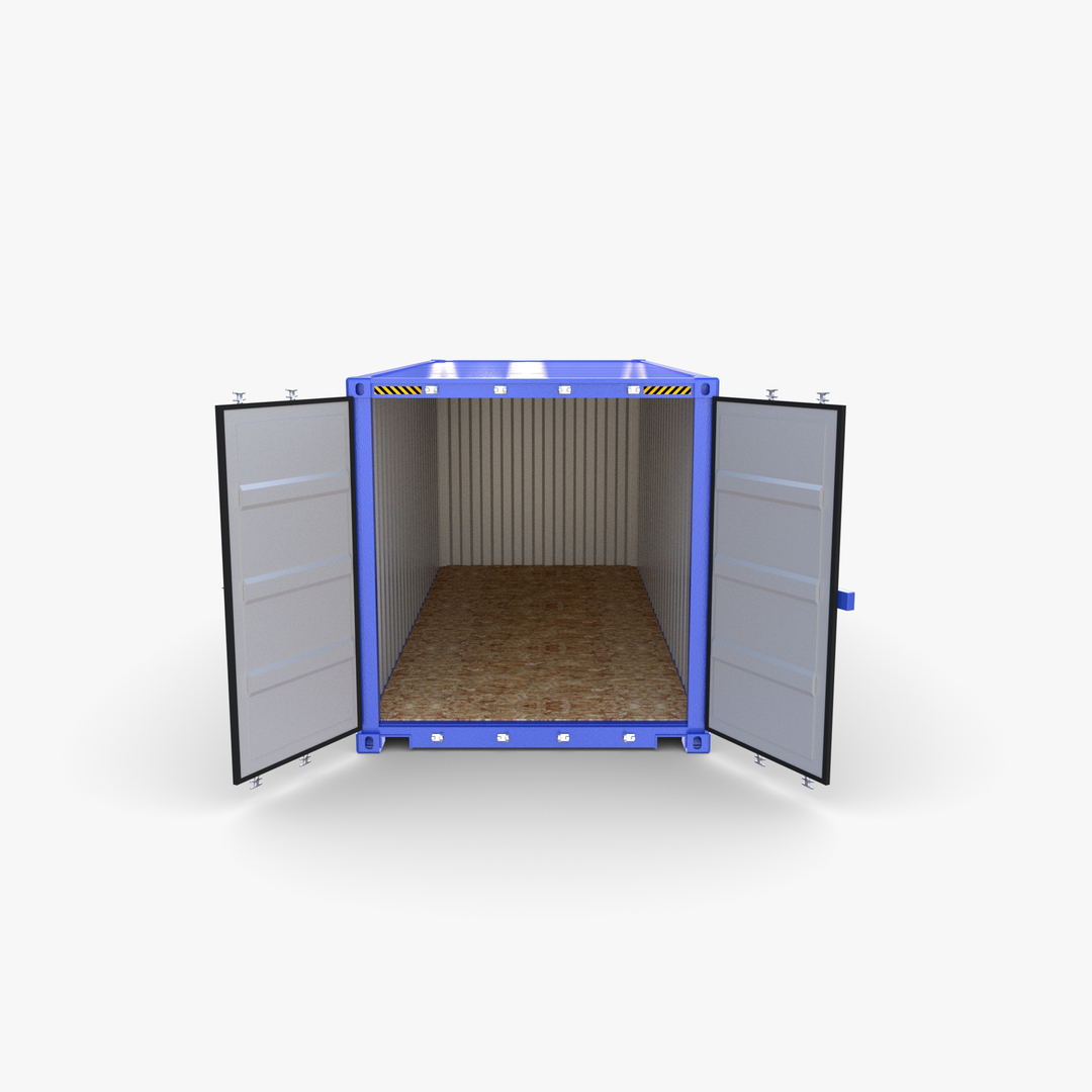 20ft Shipping Container Safmarine V2 3D Model - TurboSquid 1774077