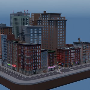 Polygon City 3D Model - TurboSquid 1757062