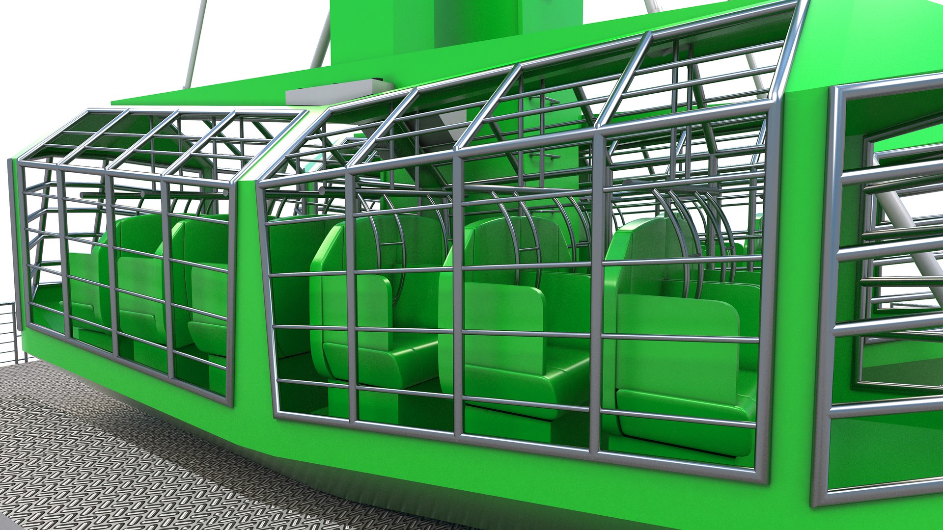 3D Ranger Ride - Green Model - TurboSquid 1923055