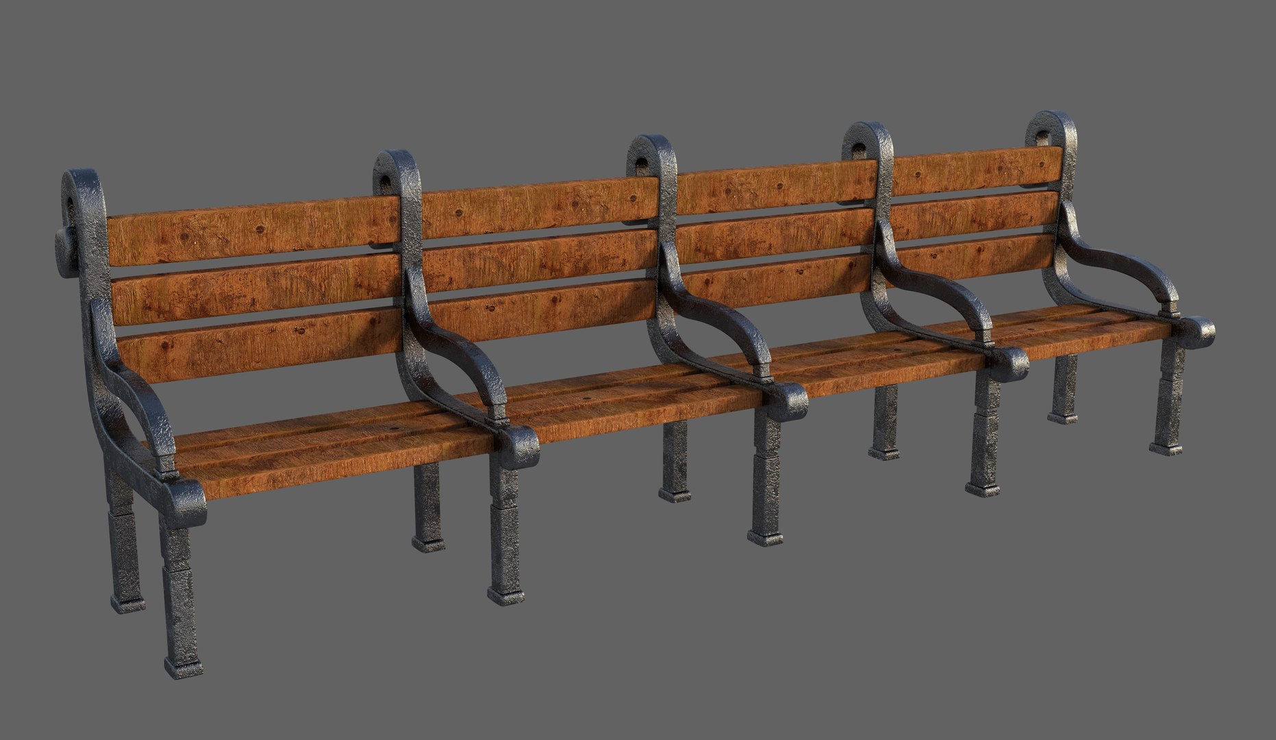 Bench seat 3D model - TurboSquid 1414293