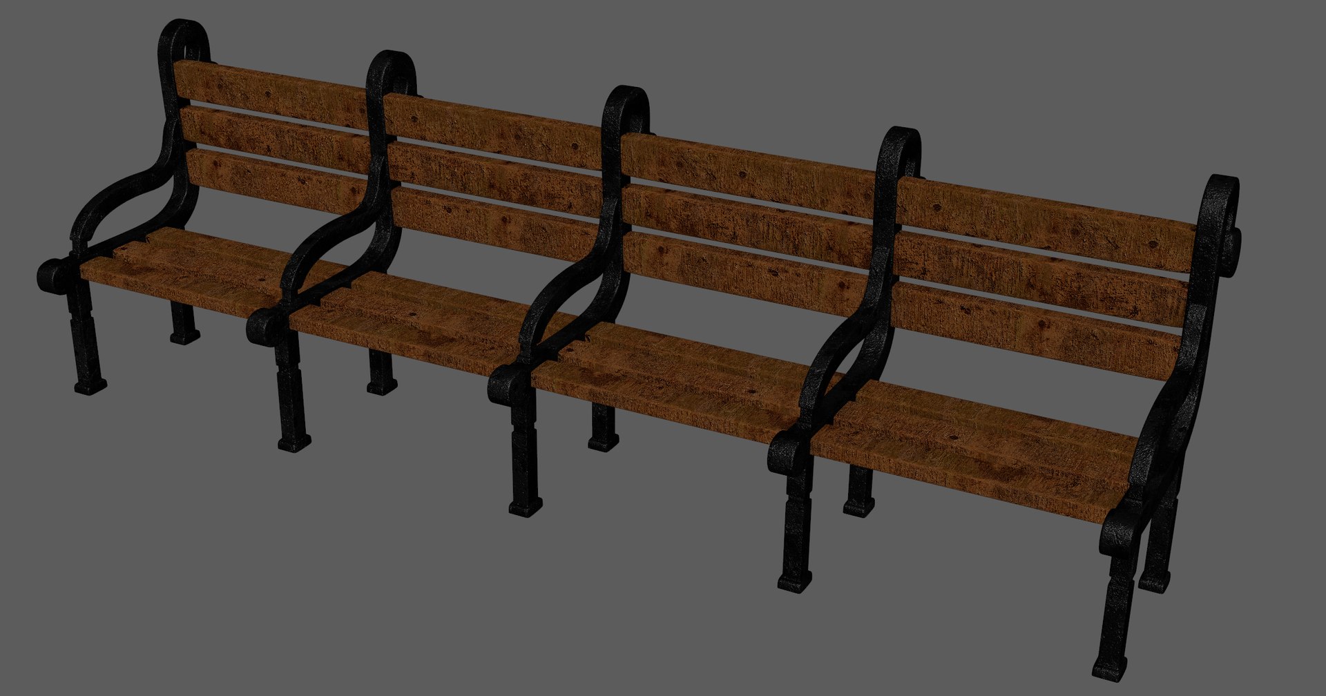 Bench seat 3D model - TurboSquid 1414293