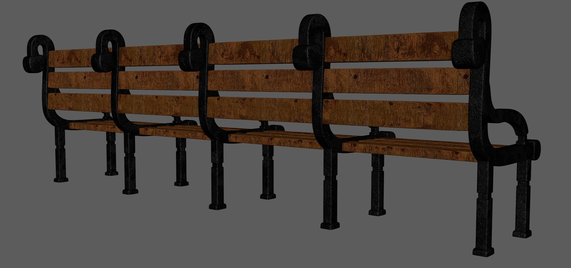 Bench seat 3D model - TurboSquid 1414293
