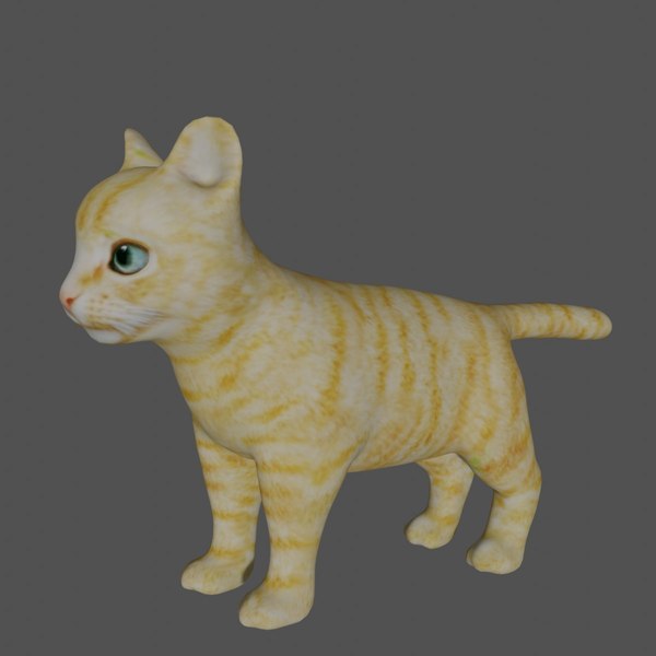modelo 3d Gatito - TurboSquid 1765126