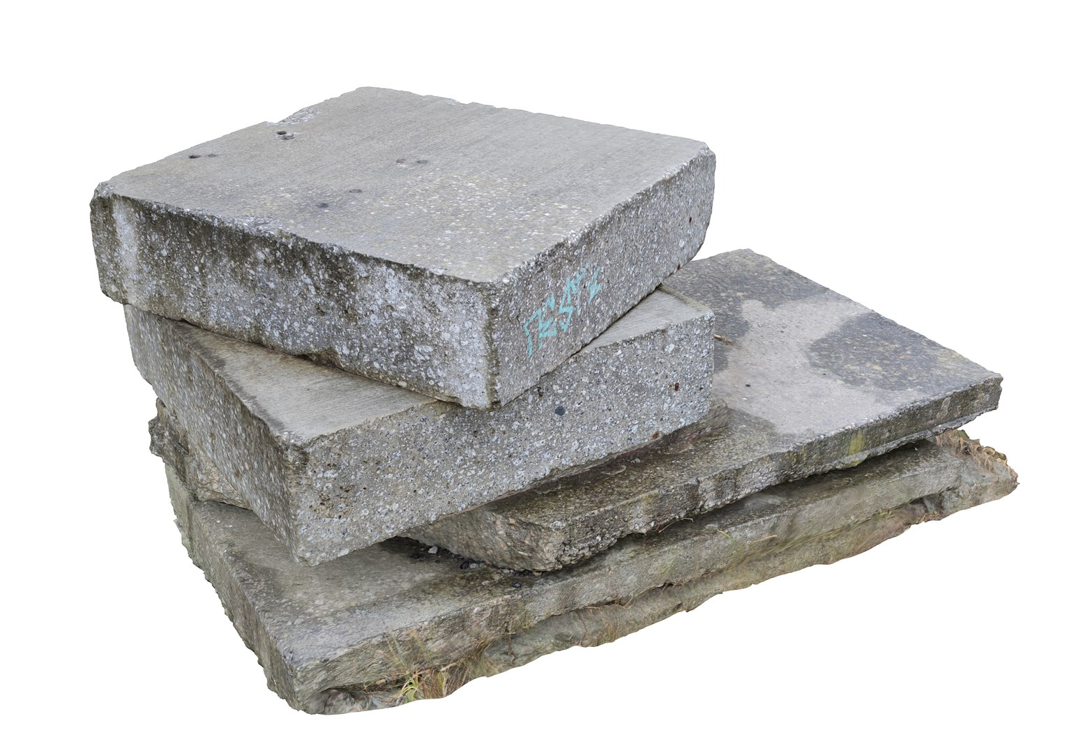 Concrete Slabs 3D Model - TurboSquid 1817604