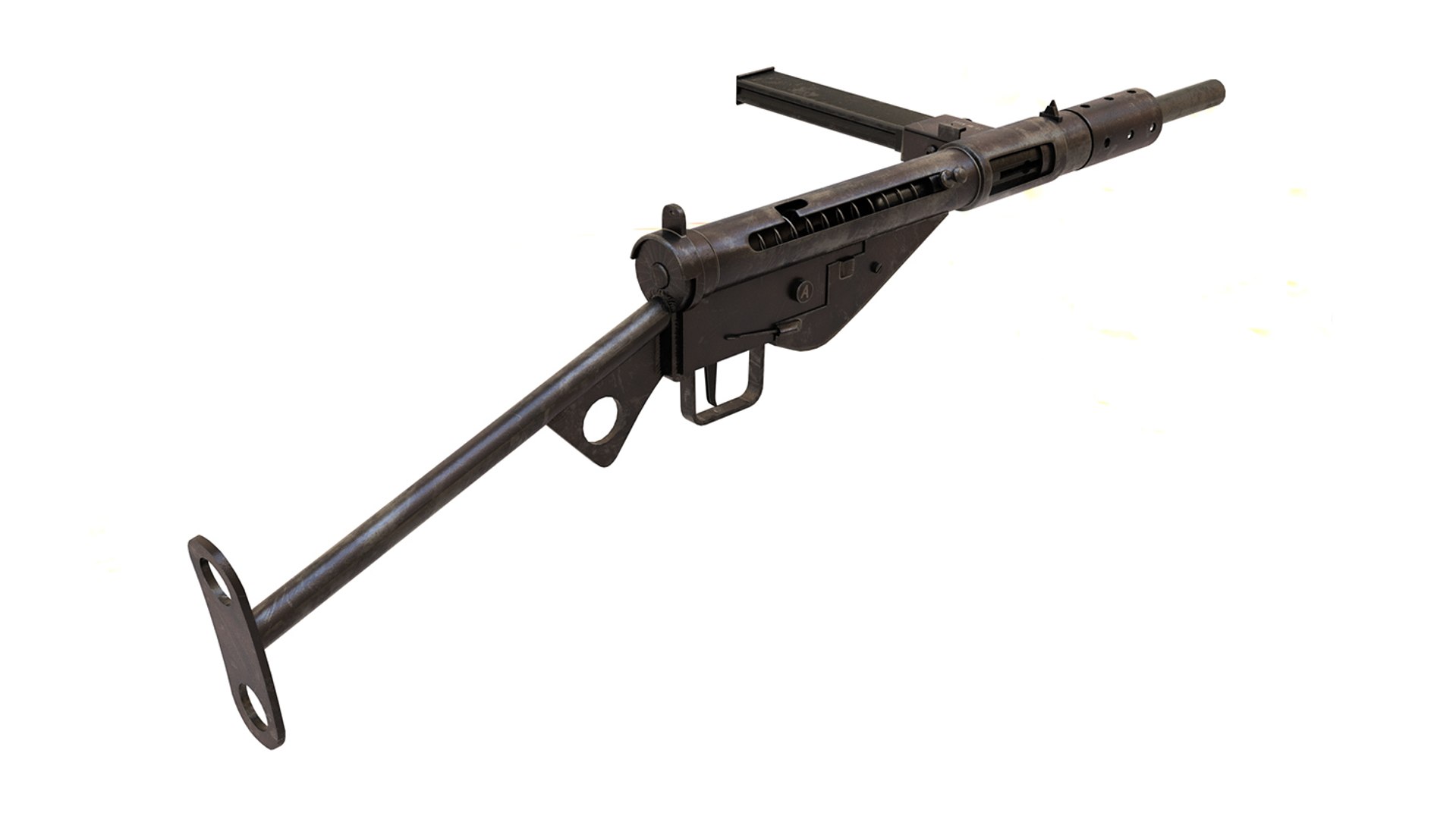 3D Sten Mk2 Model - TurboSquid 1259758