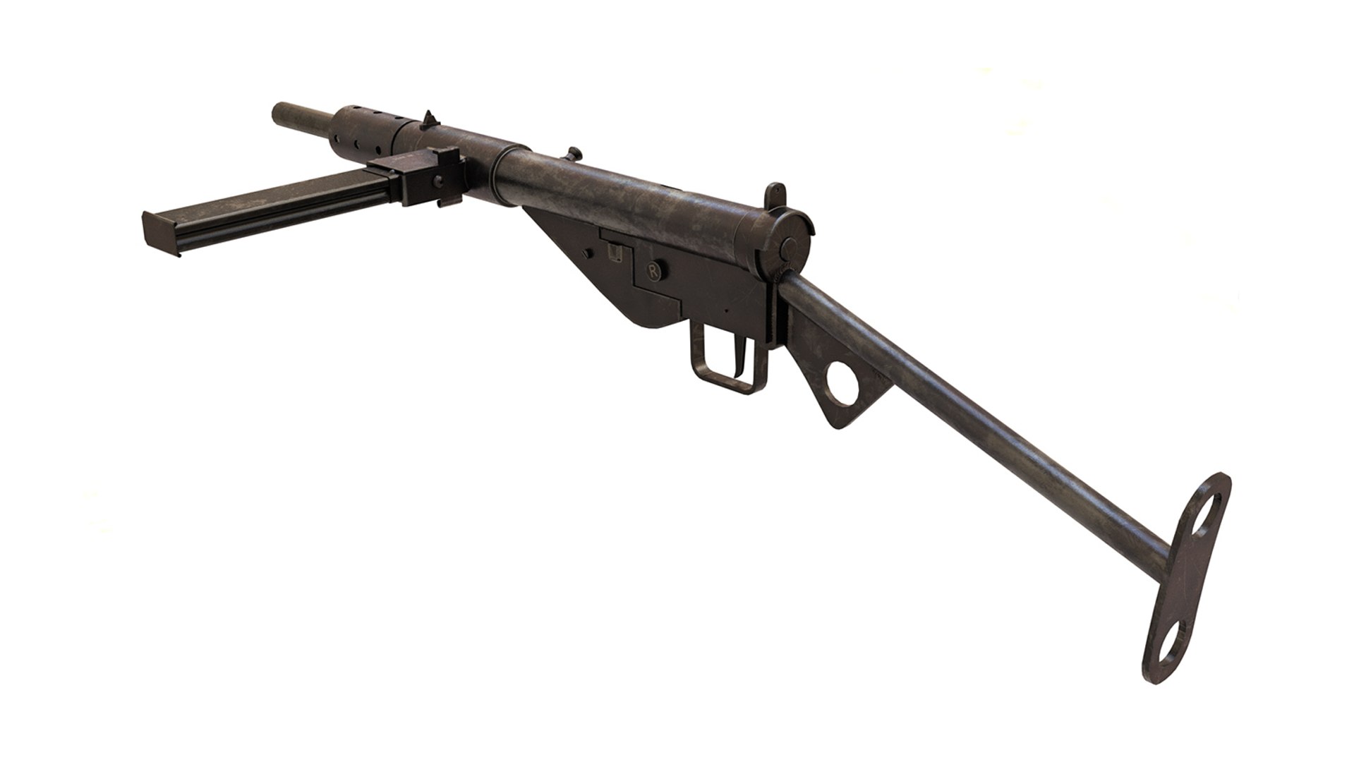 3D Sten Mk2 Model - TurboSquid 1259758