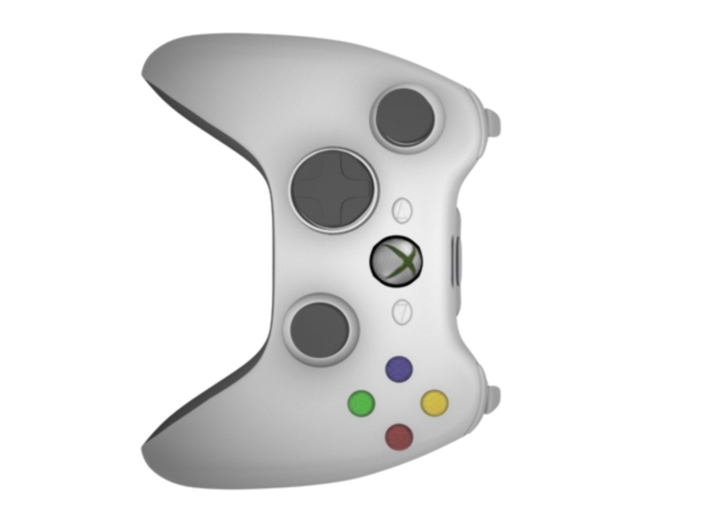 3d Model Of Wireless Xbox 360 Controller
