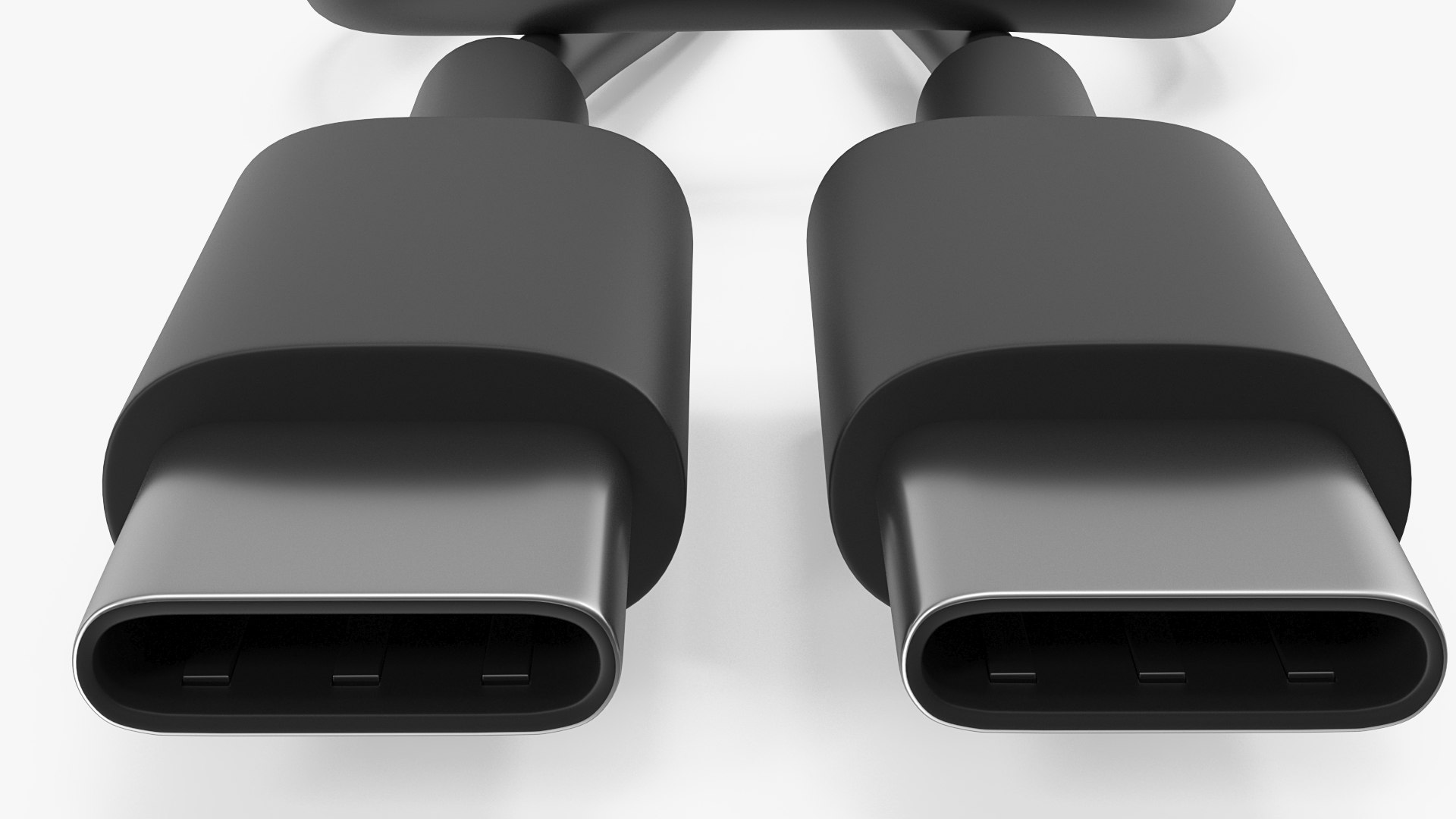 Usb type-c cable folded 3D model - TurboSquid 1596476