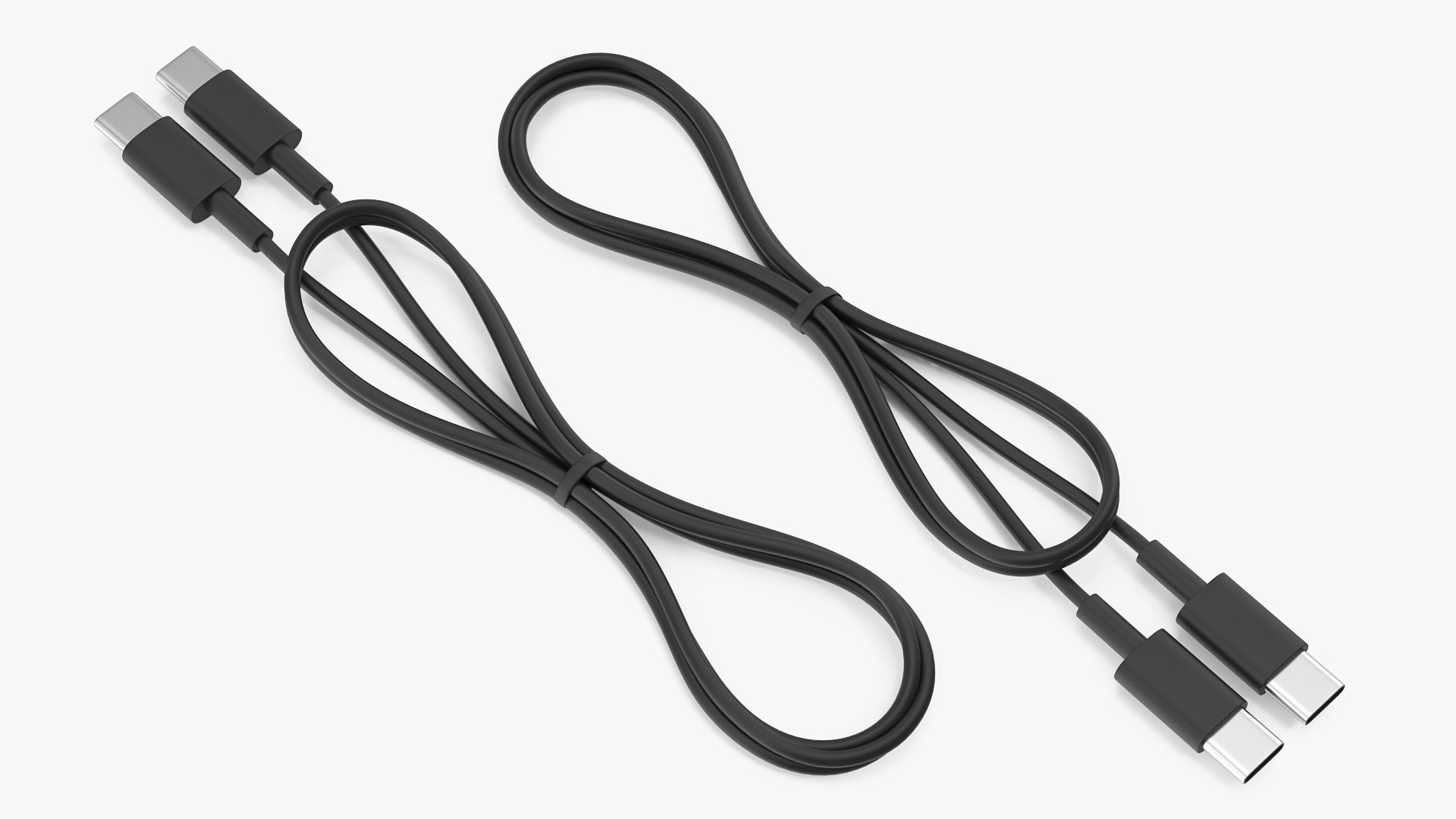 Usb type-c cable folded 3D model - TurboSquid 1596476