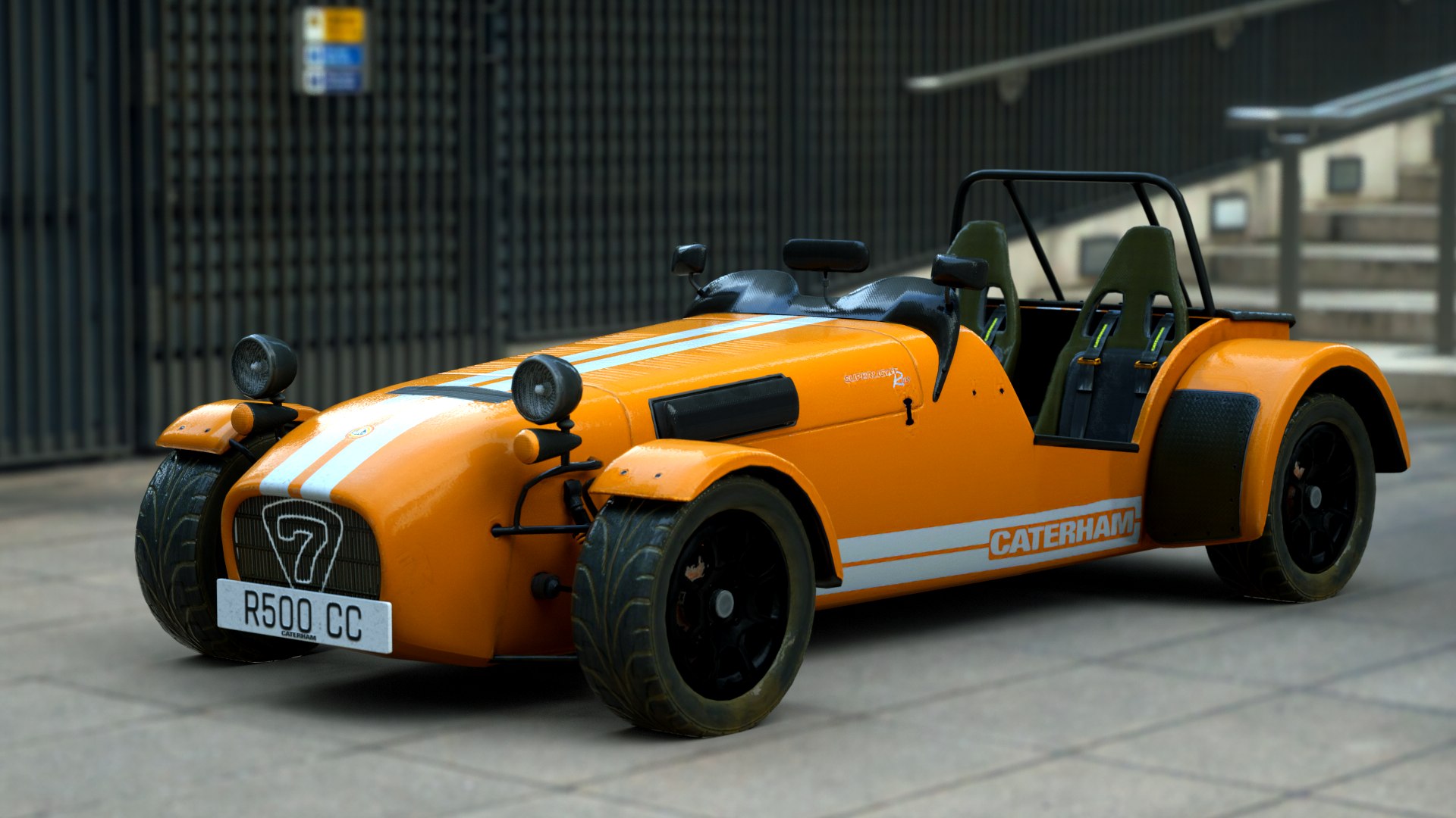 Caterham R500 Lotus 7 - Game Ready Static Model Model - TurboSquid 1830723