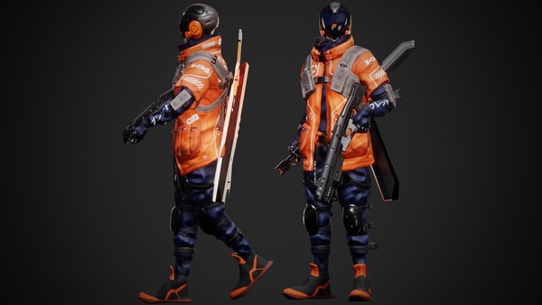 modelo 3d Robot Cyberpunk Bled - TurboSquid 1792255