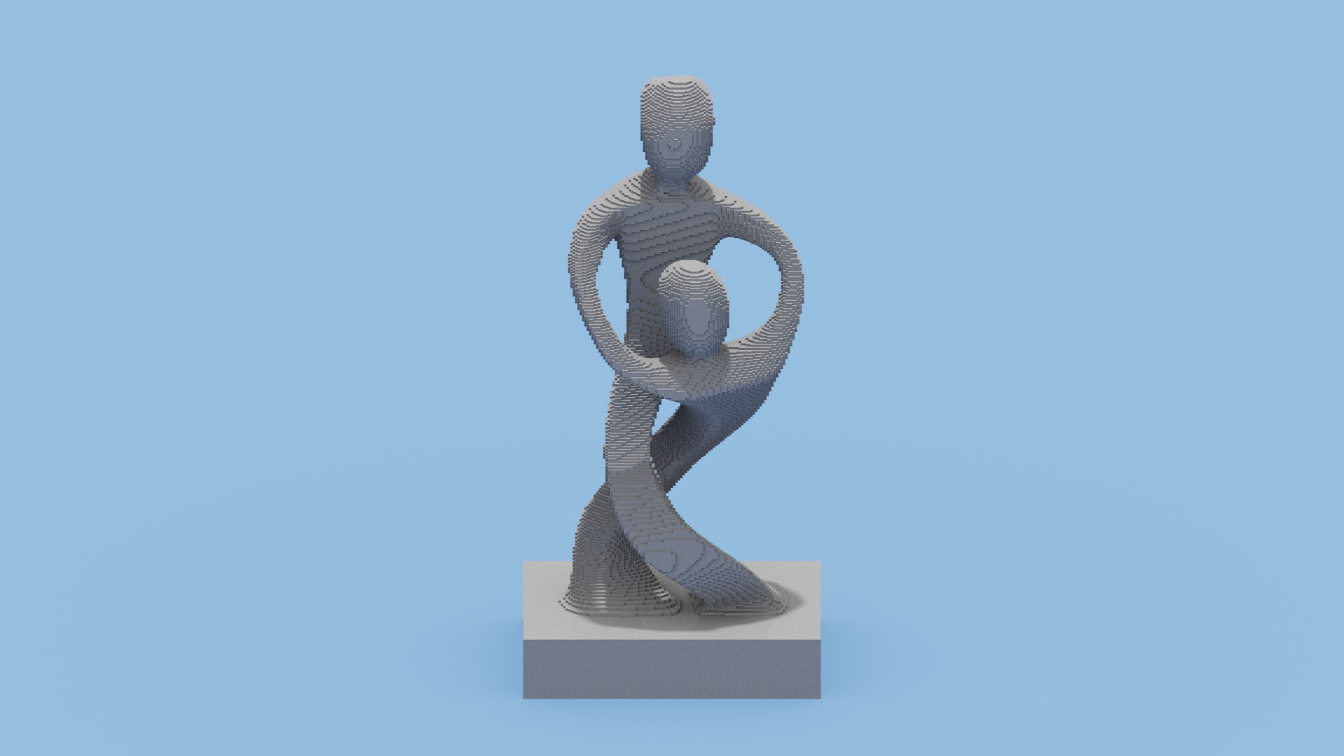 Dance Couple Sculpture 3D Model - TurboSquid 1948926