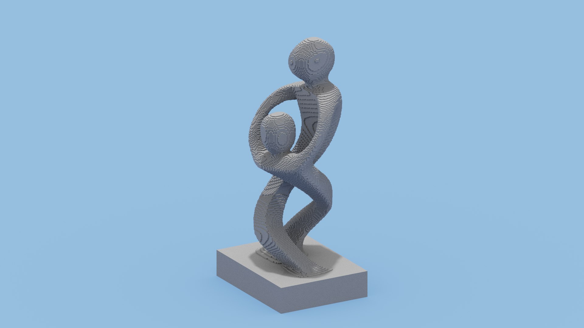 Dance Couple Sculpture 3D Model - TurboSquid 1948926