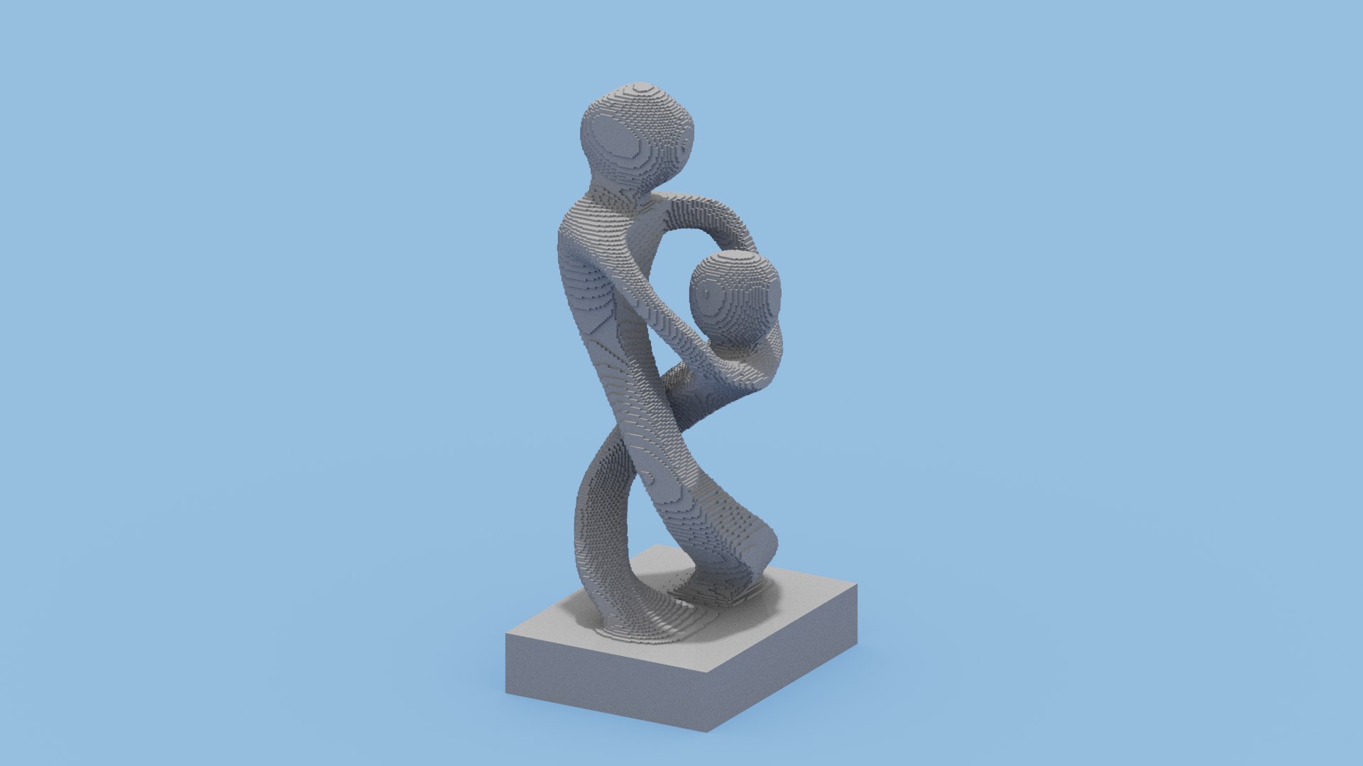 Dance Couple Sculpture 3D Model - TurboSquid 1948926