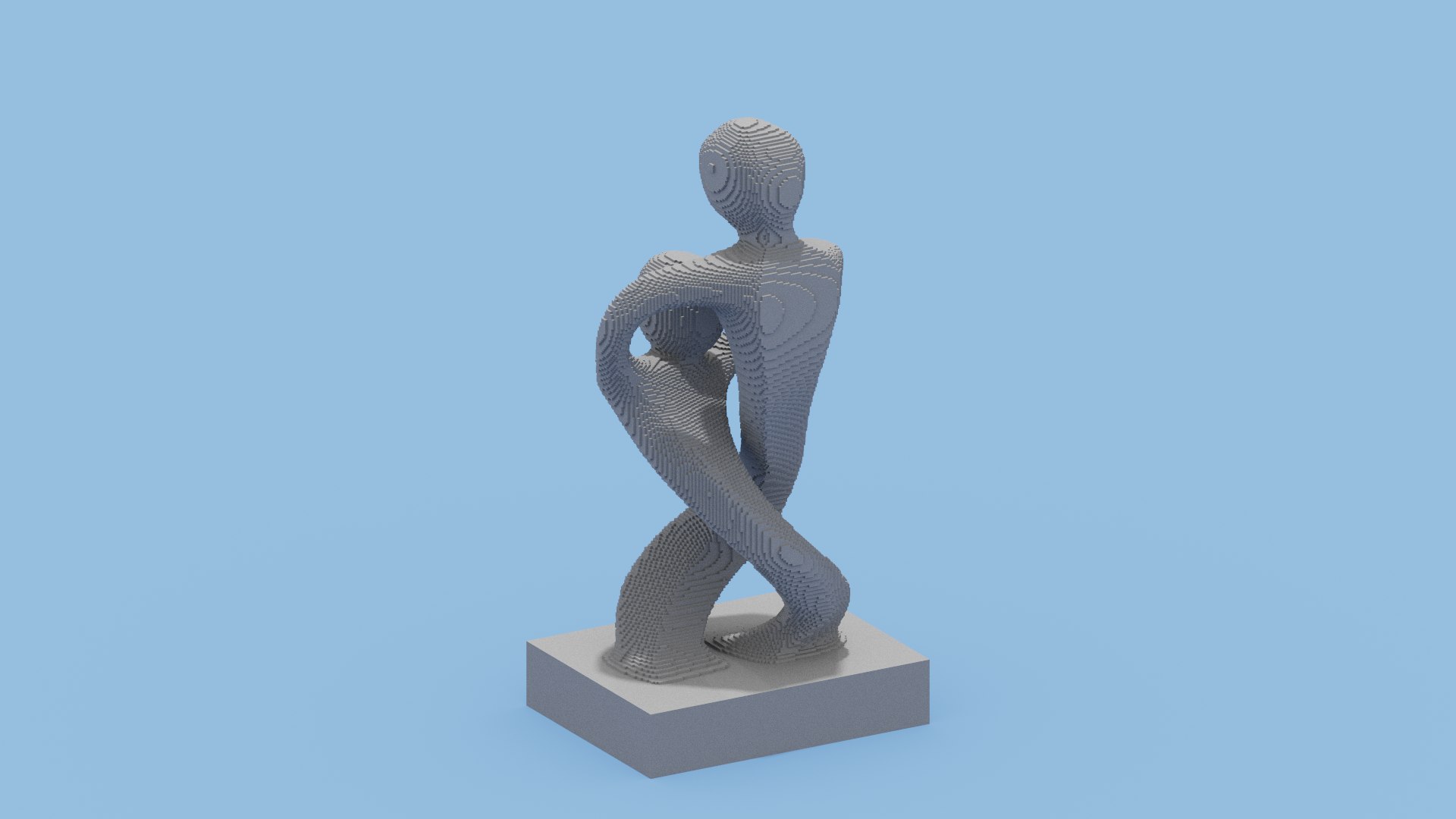 Dance Couple Sculpture 3D Model - TurboSquid 1948926