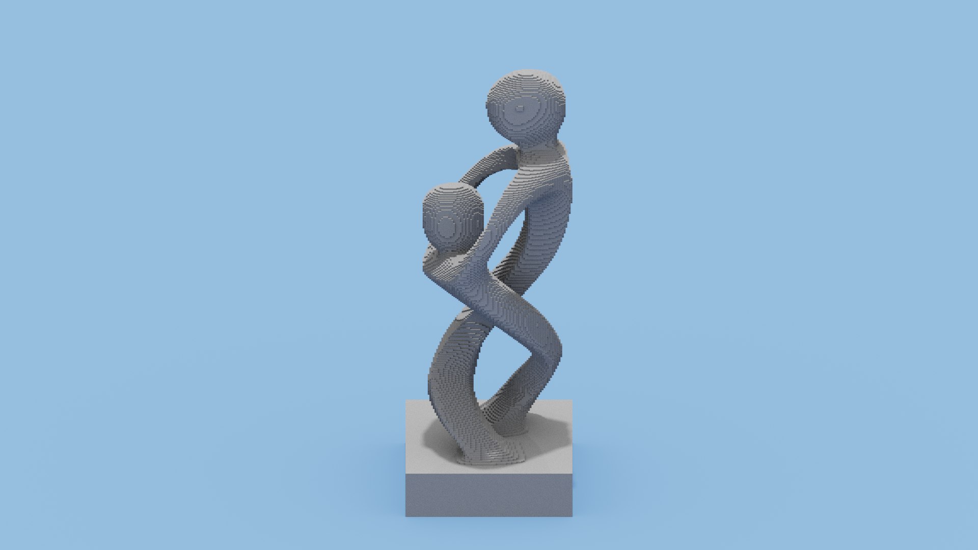 Dance Couple Sculpture 3D Model - TurboSquid 1948926