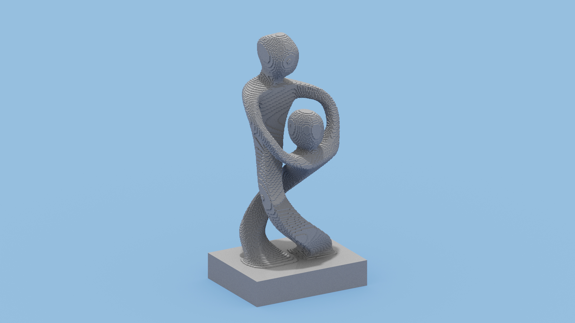 Dance Couple Sculpture 3D Model - TurboSquid 1948926