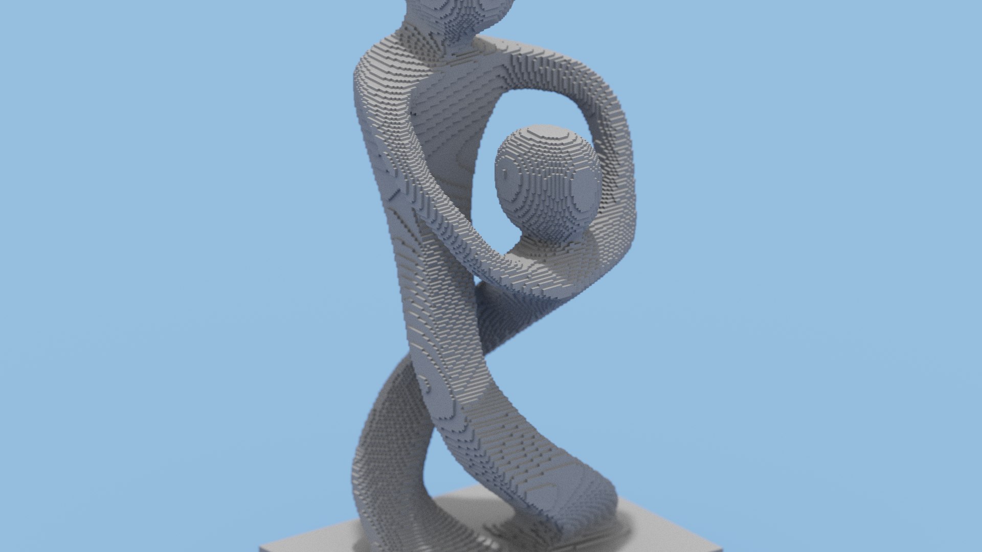 Dance Couple Sculpture 3D Model - TurboSquid 1948926
