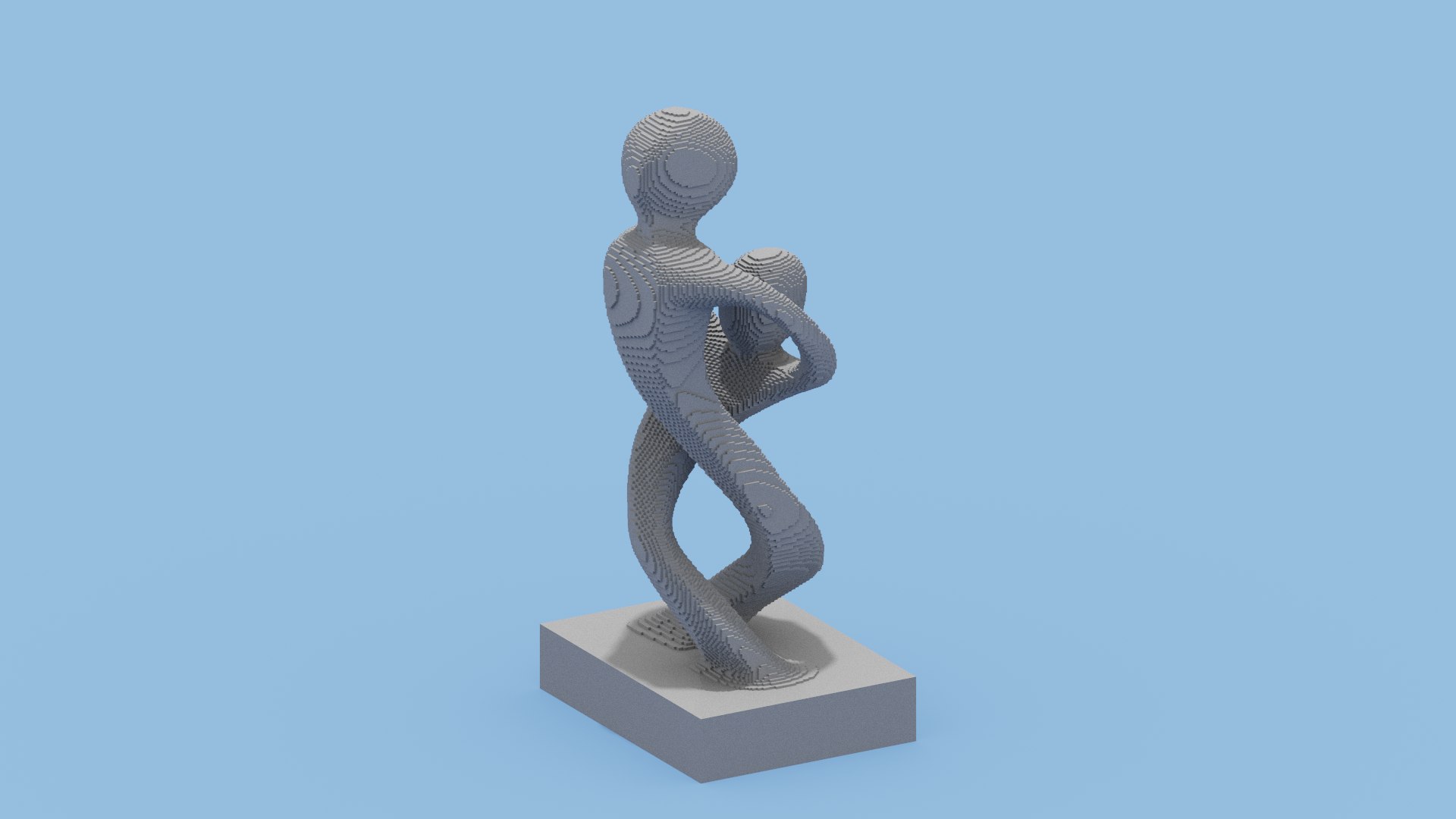 Dance Couple Sculpture 3D Model - TurboSquid 1948926
