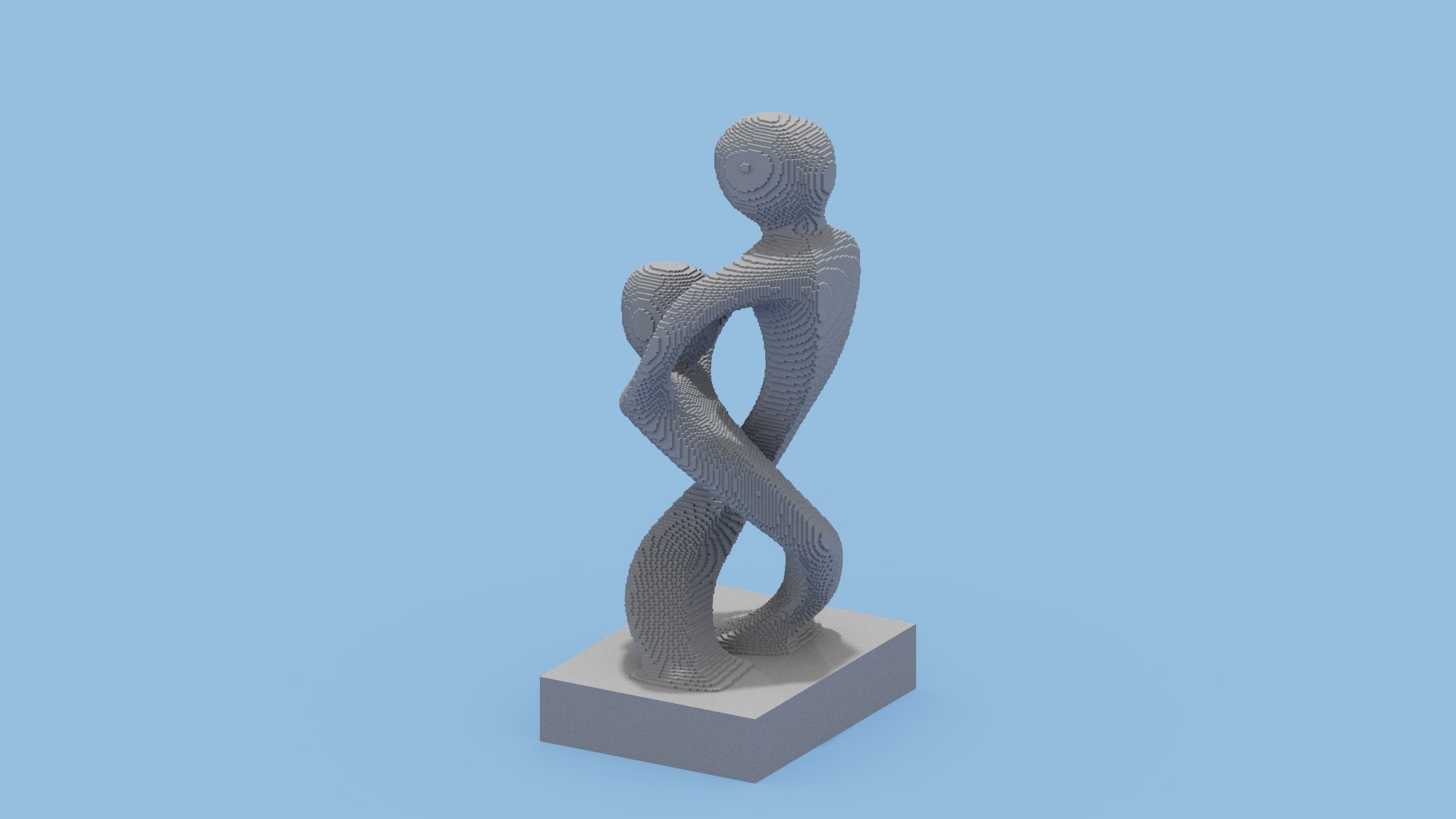 Dance Couple Sculpture 3D Model - TurboSquid 1948926