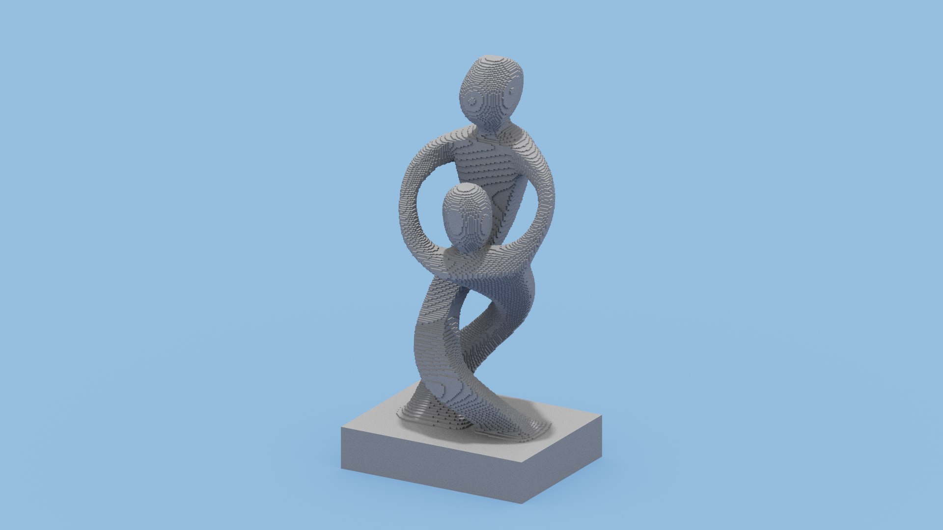 Dance Couple Sculpture 3D Model - TurboSquid 1948926
