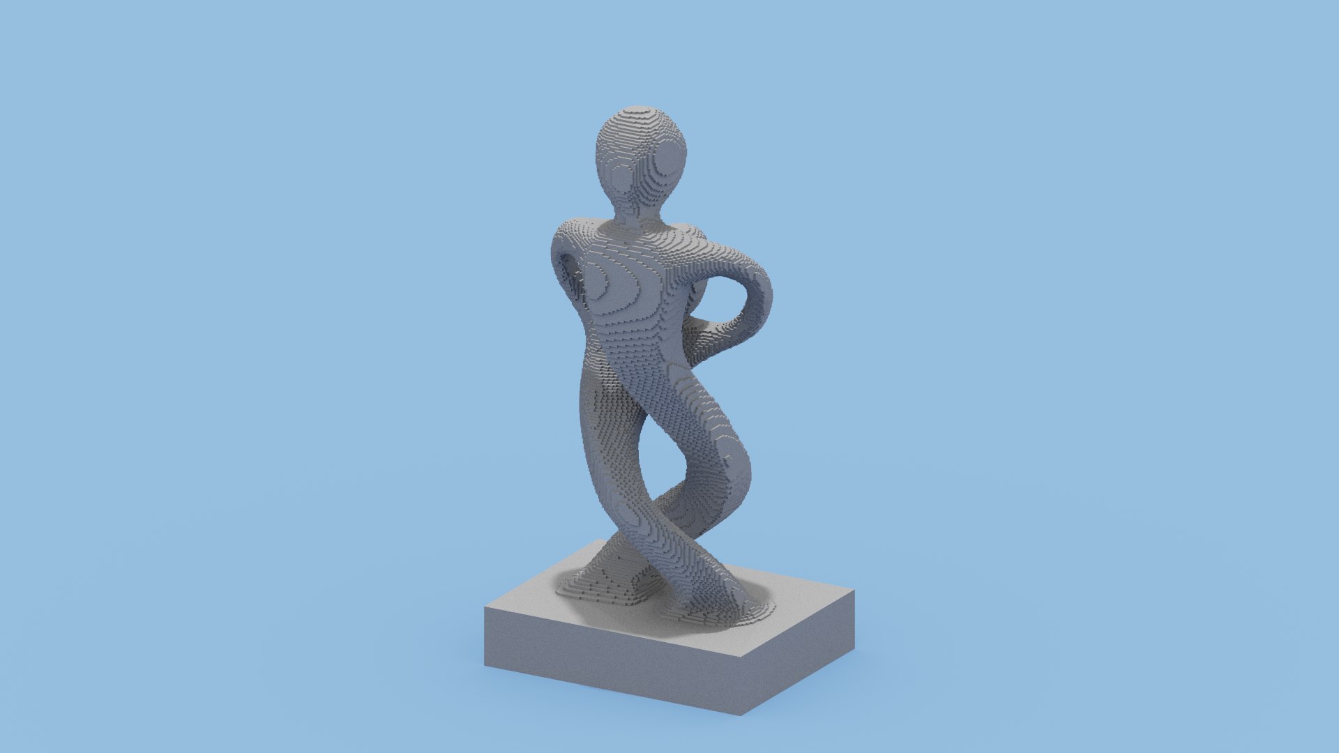 Dance Couple Sculpture 3D Model - TurboSquid 1948926