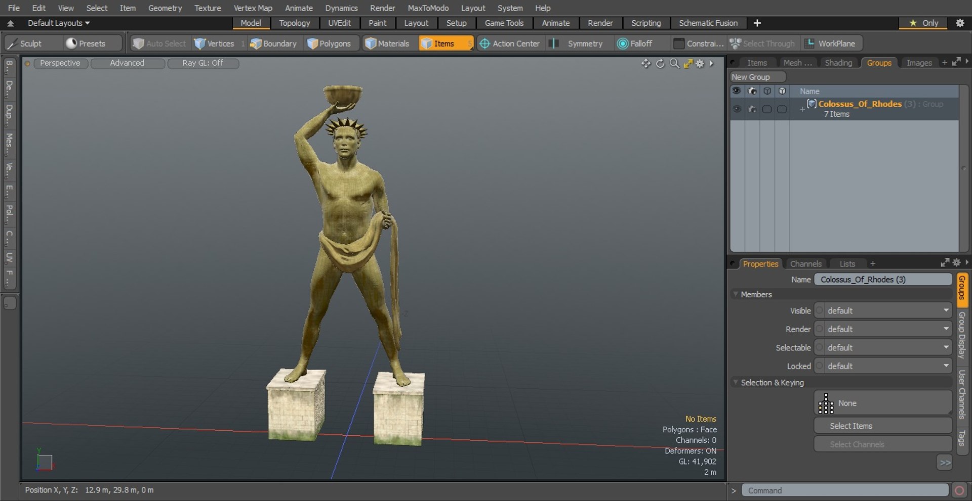 Colossus of Rhodes 3D model - TurboSquid 1839936