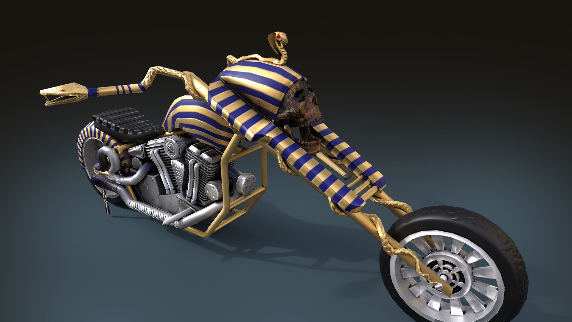 Mummy Motorbike 3D Model - TurboSquid 2333182
