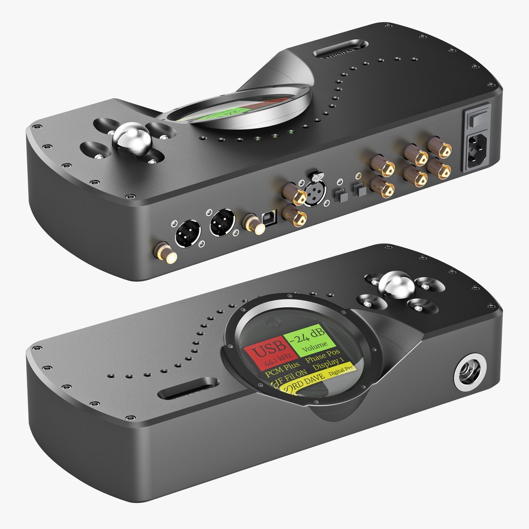 Chord Electronics Etude-blu MkII-dave Dac 3D Model - TurboSquid 1942631