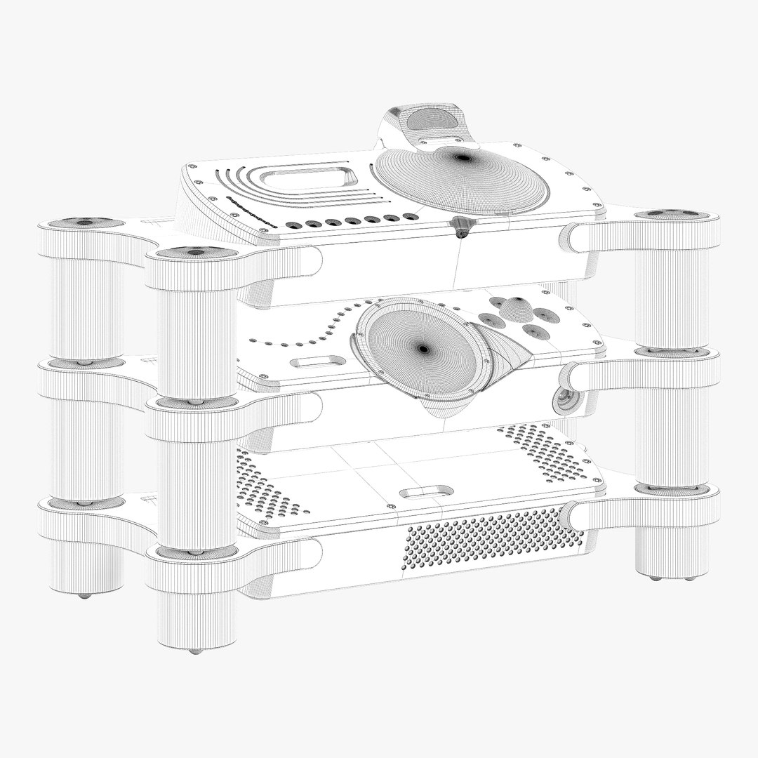 Chord Electronics Etude-blu MkII-dave Dac 3D Model - TurboSquid 1942631