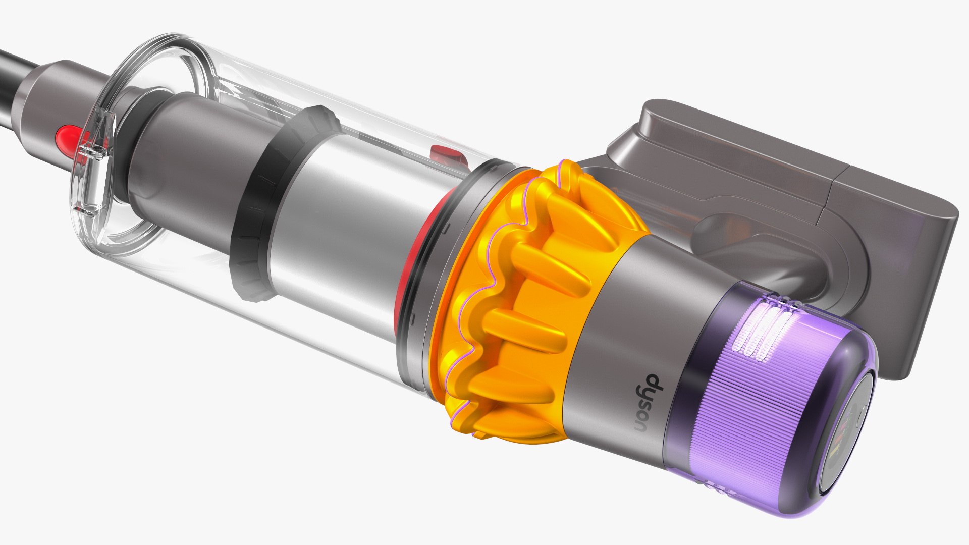 3D Dyson V15 Detect Absolute Cordless Vacuum Cleaner with Turbine ...