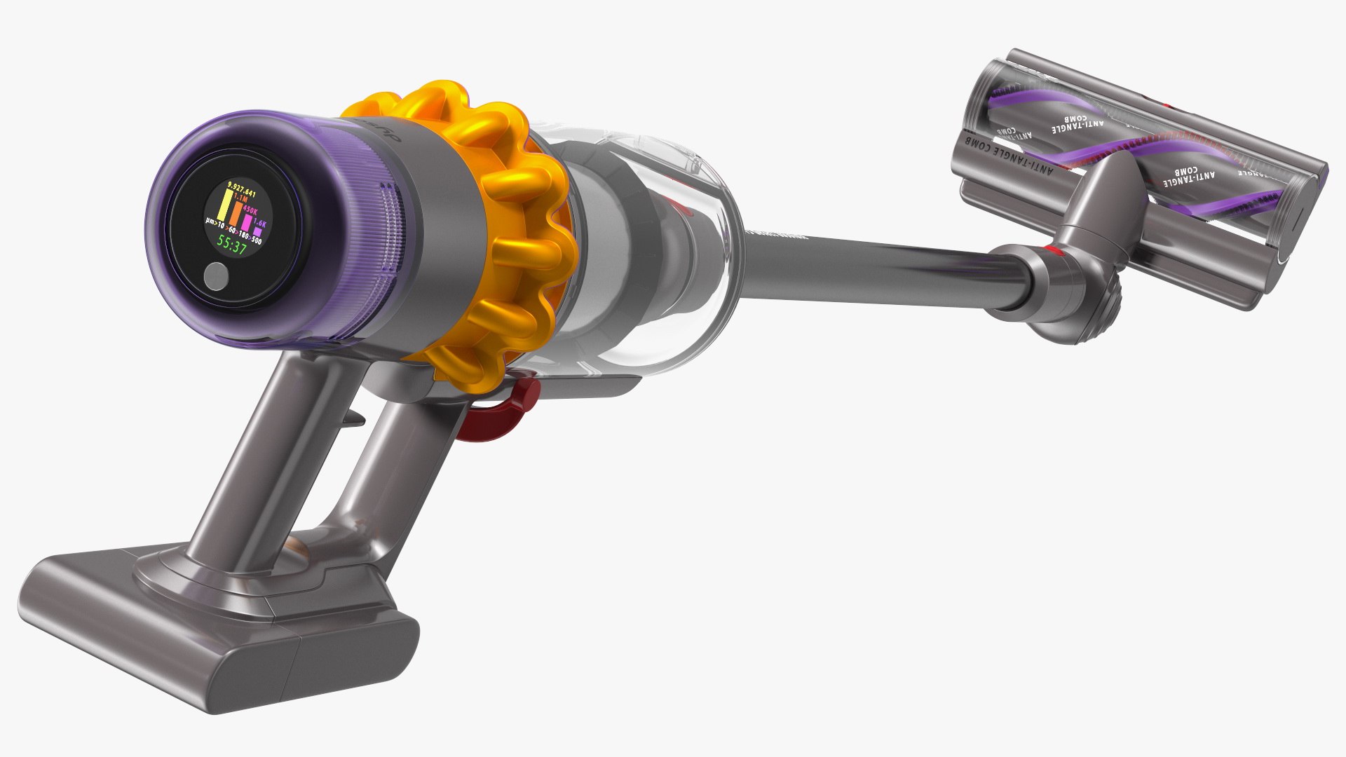 3D Dyson V15 Detect Absolute Cordless Vacuum Cleaner with Turbine ...