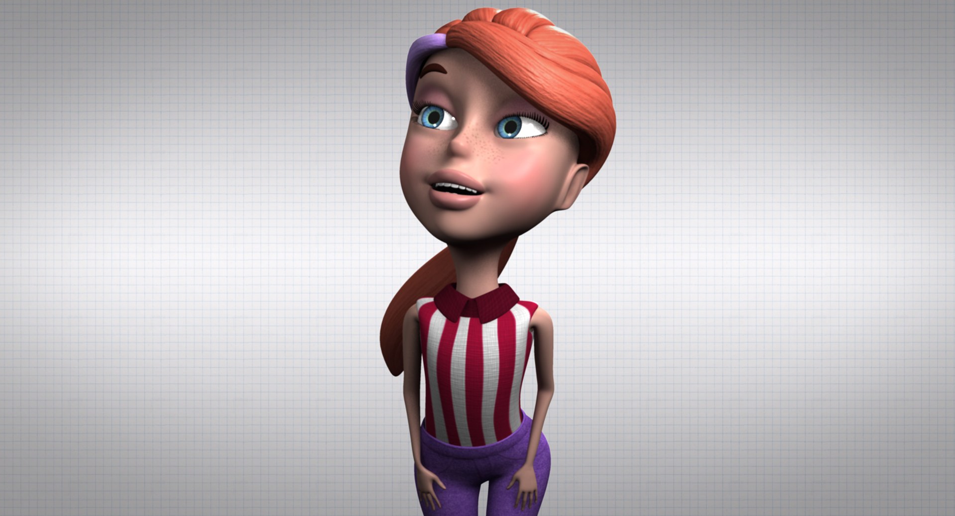3d Anna Rig Model