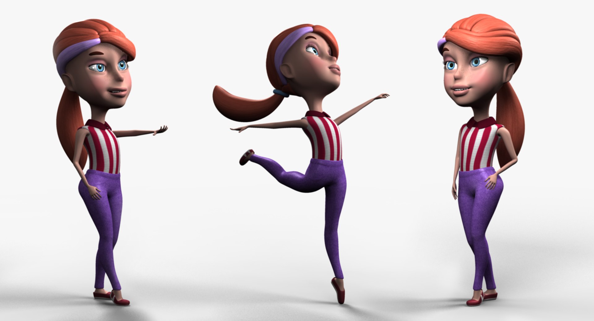 3d Anna Rig Model