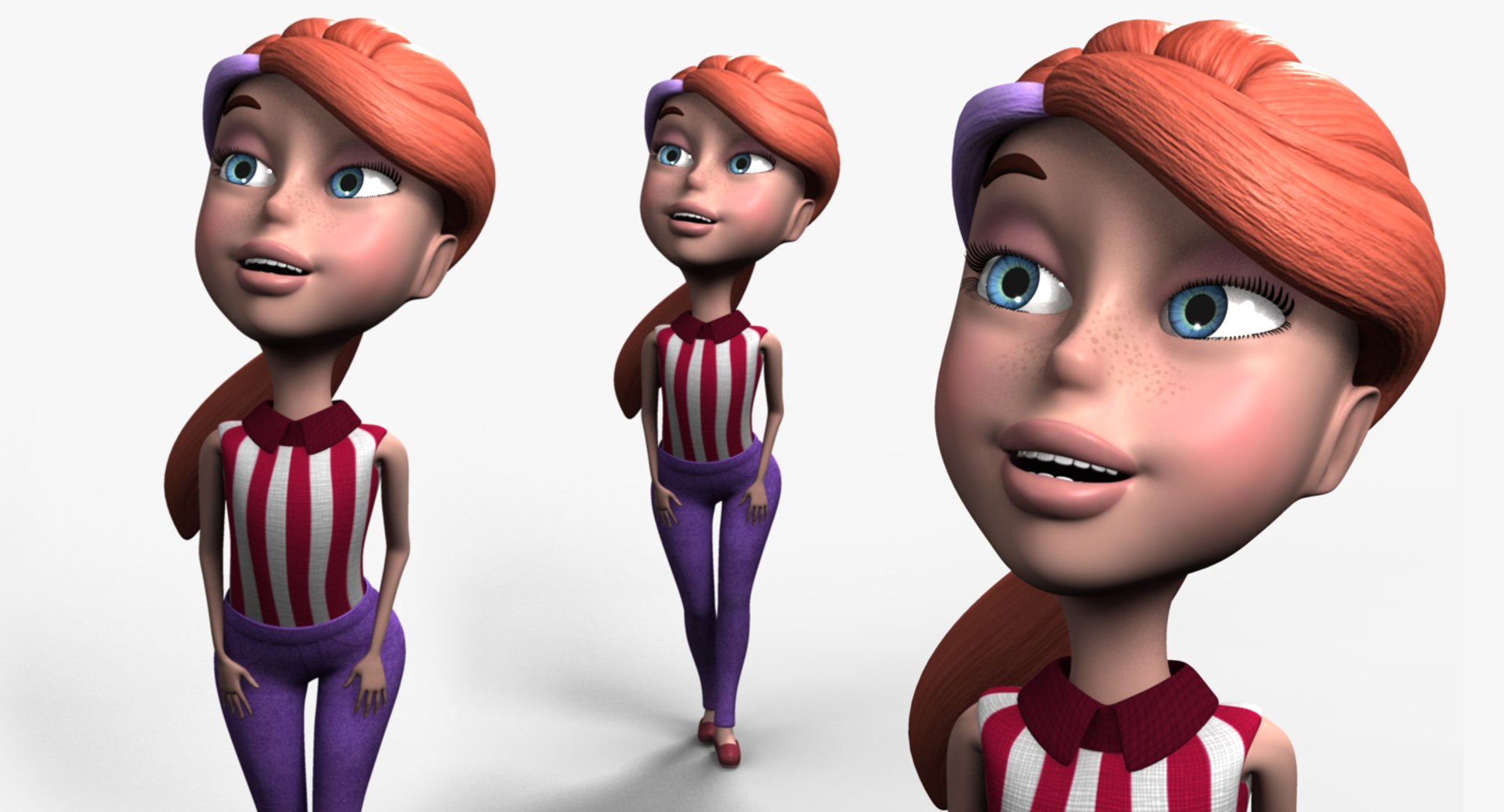 3d Anna Rig Model