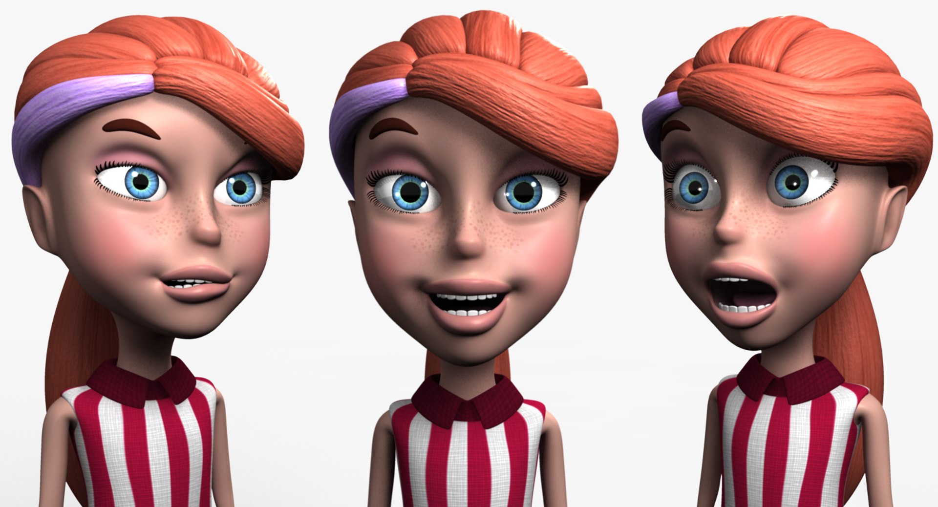 3d Anna Rig Model