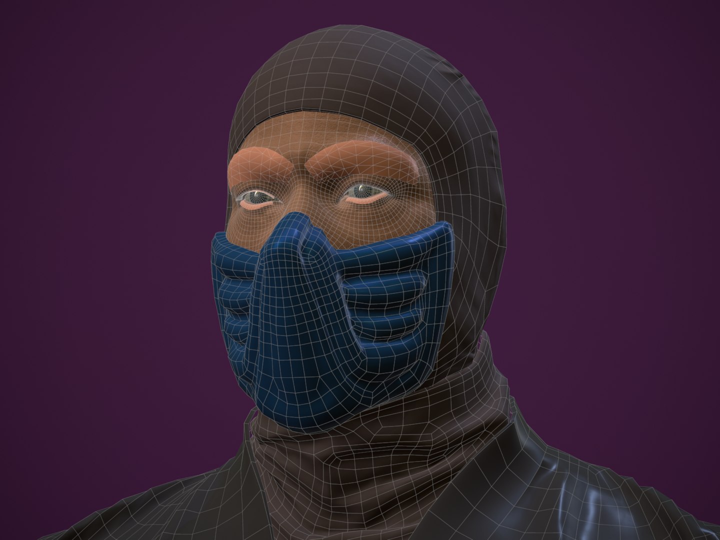 3D Model Ninja 01 Basemesh - TurboSquid 1778918
