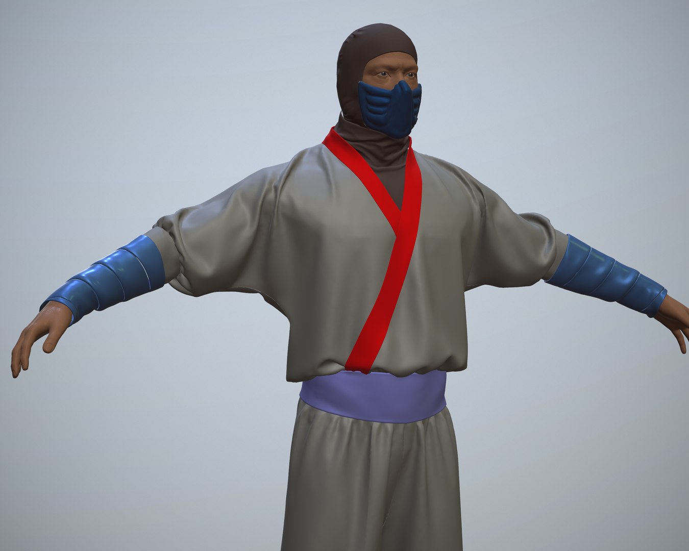 3D Model Ninja 01 Basemesh - TurboSquid 1778918