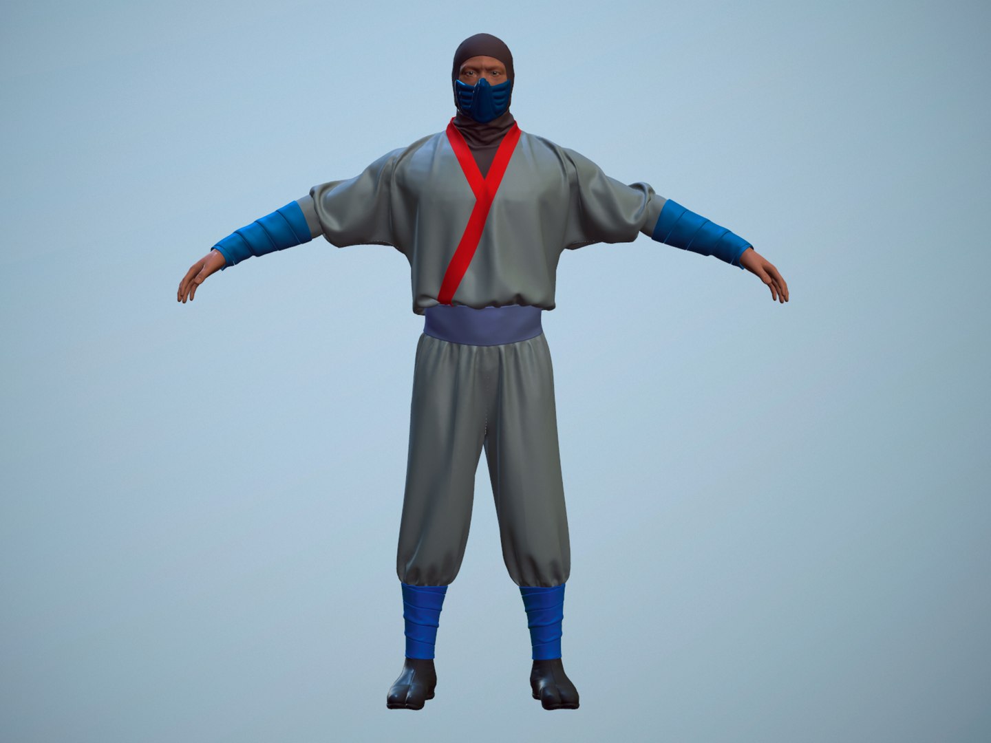 3D Model Ninja 01 Basemesh - TurboSquid 1778918