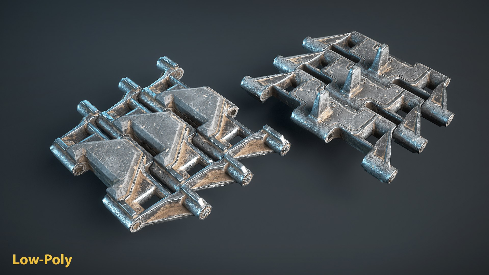 M2 Bradley And M270 MLRS Tracks Early 3D Model - TurboSquid 2204349